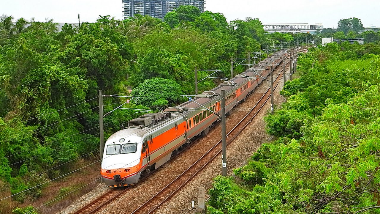 台鐵134次E1000"PP"自強號德民陸橋下方通過-2024/08/13 - YouTube