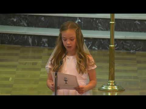 St Andrews First Communicants 31st October 2020 Holy Cross Croy - YouTube