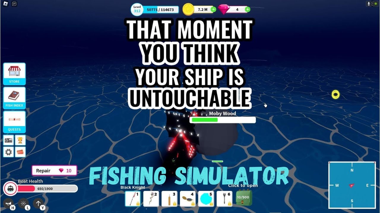 Roblox Fishing Simulator | When Moby Attacks - YouTube