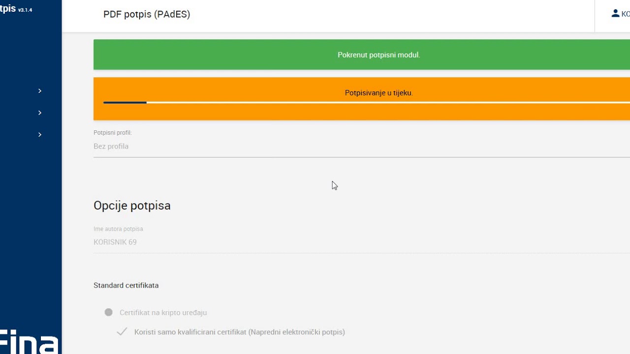 Potpisivanje PAdES - napredni elektronički potpis PDF dokumenata - YouTube