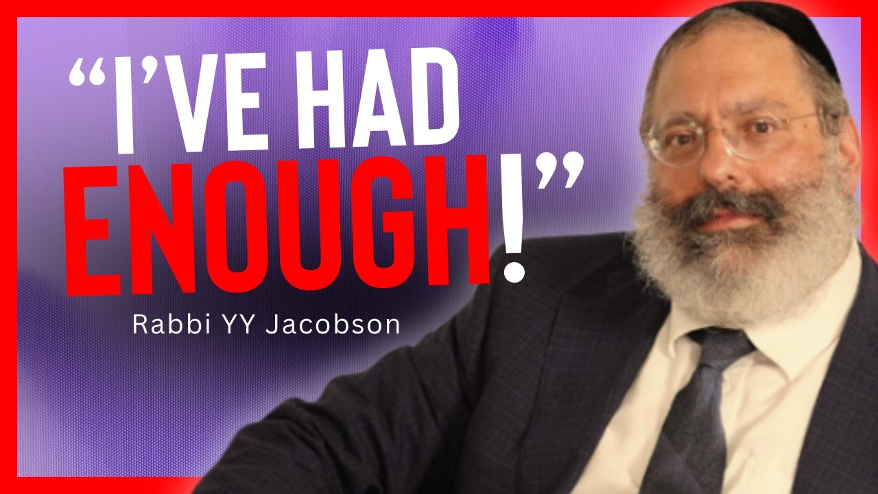 MUST WATCH: Rabbi YY Jacobson BREAKS HIS SILENCE - YouTube