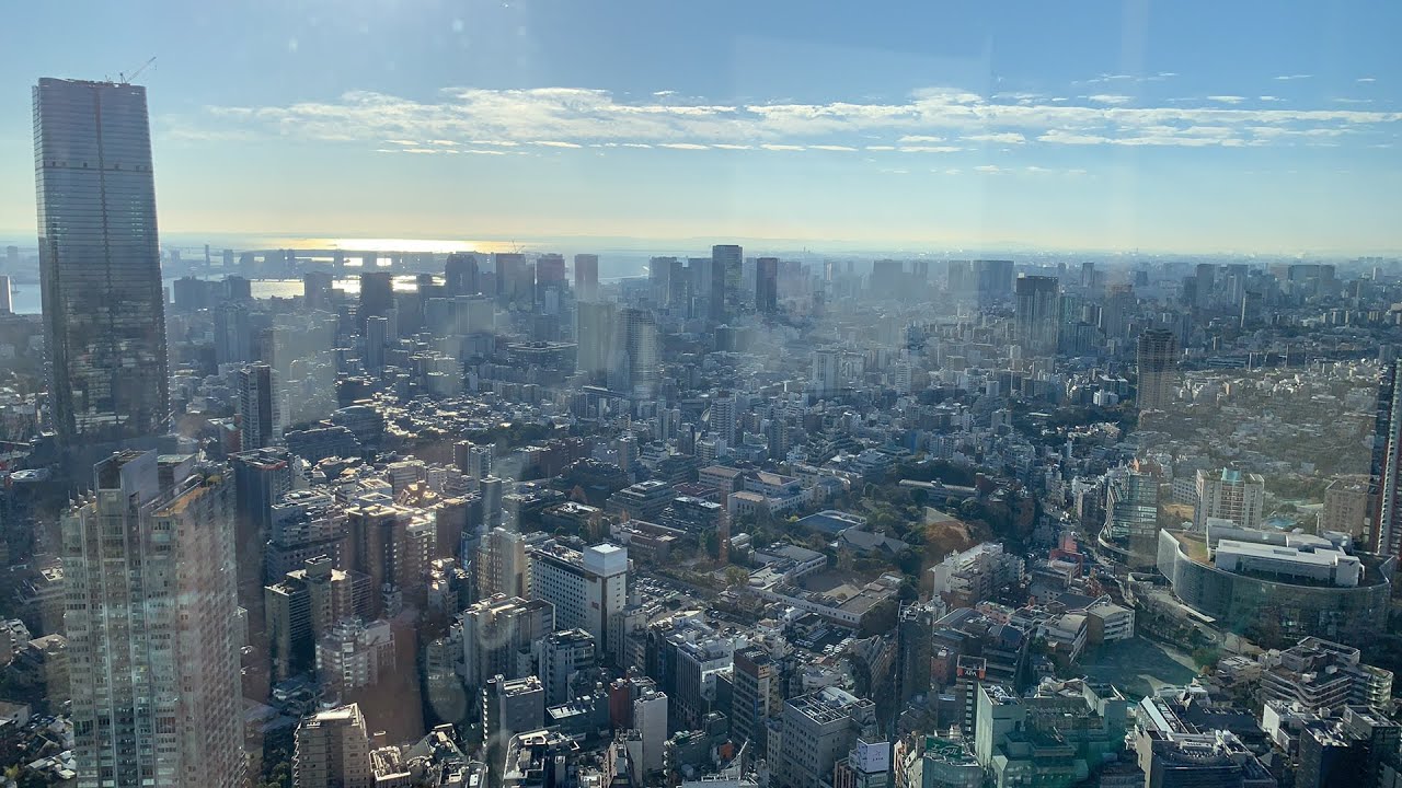 LIVE Tokyo Midtown Tower 48th floor View - YouTube