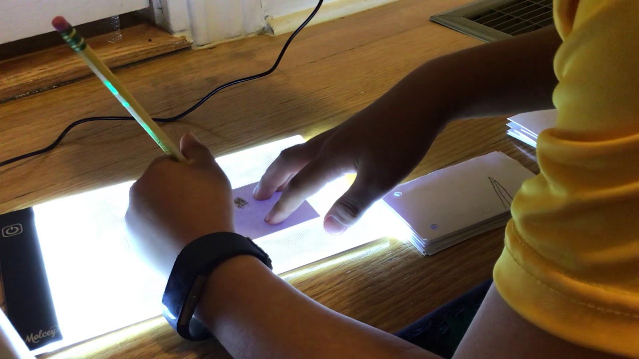 My first flip book and first vid - YouTube