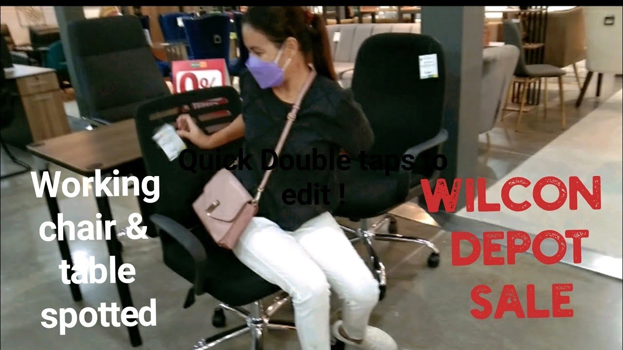 EXPLORING WILCON DEPOT TAGUM sale sila hanap ng computer table & chair ...