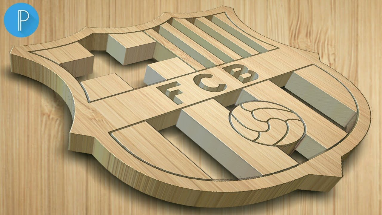 fcb logo desing tutorial pixellab | step by step | fc barcelona logo ...