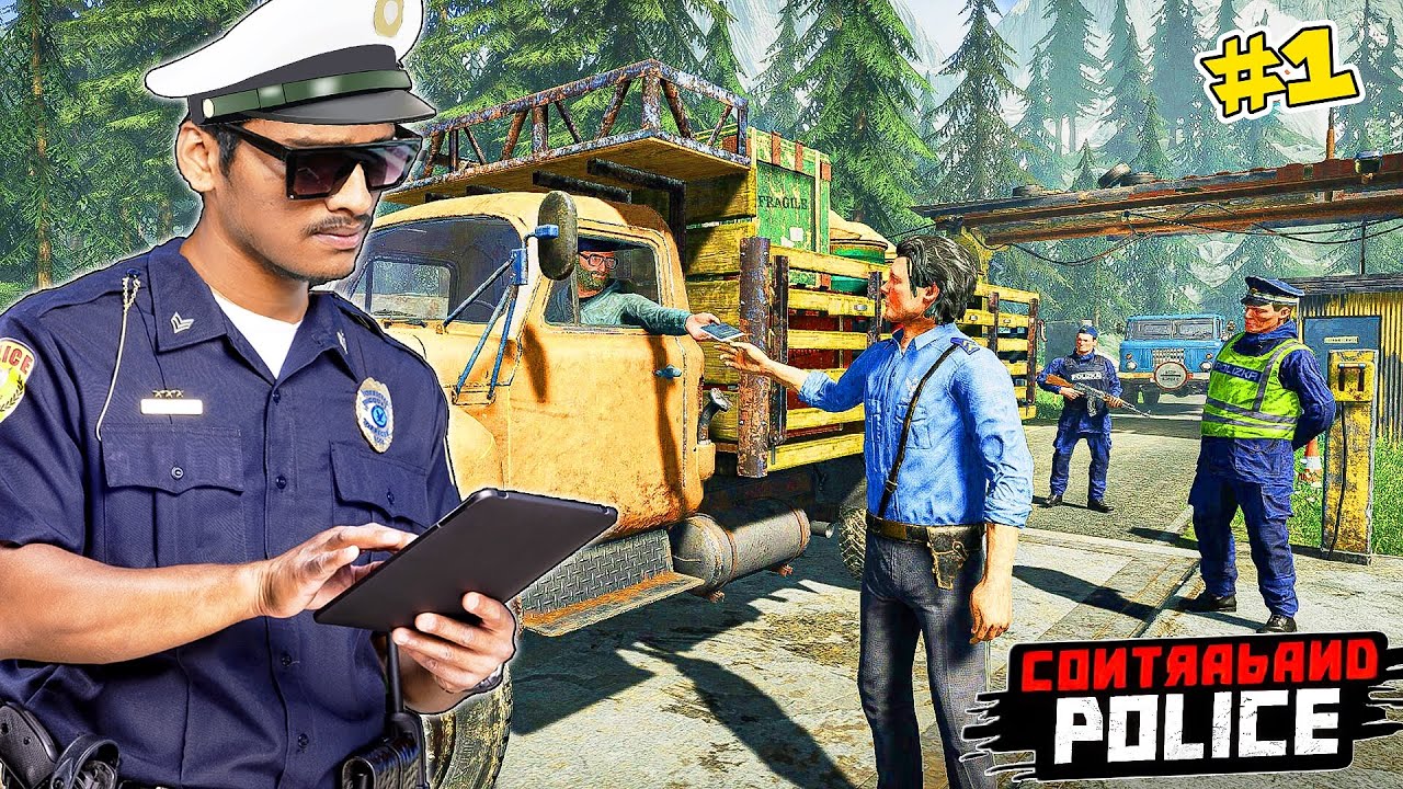 MY FIRST DAY AS POLICE | CONTRABAND POLICE GAMEPLAY #1 - YouTube