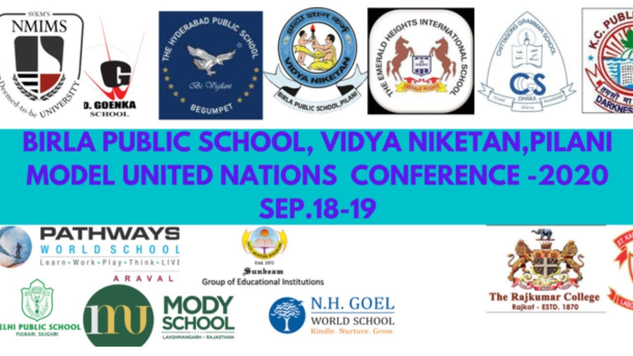 CLOSING CEREMONY== BPS-Model United Nations Conference 2020 Time: Sep ...