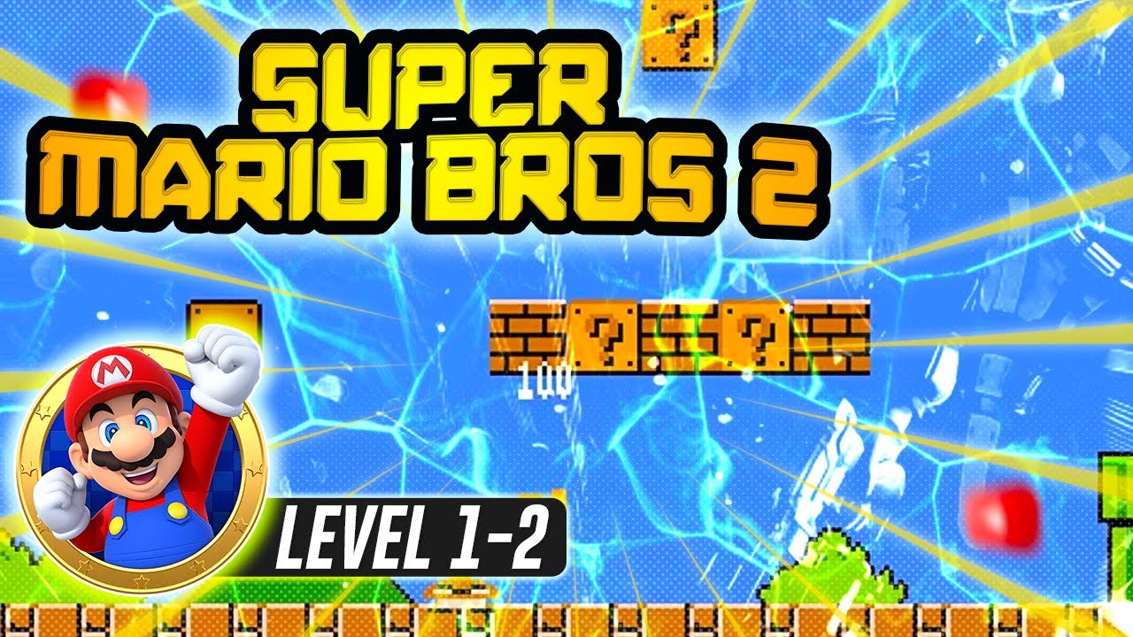 Super Mario Bros. 2 : Level 1-2 (Retro Gameplay) - YouTube