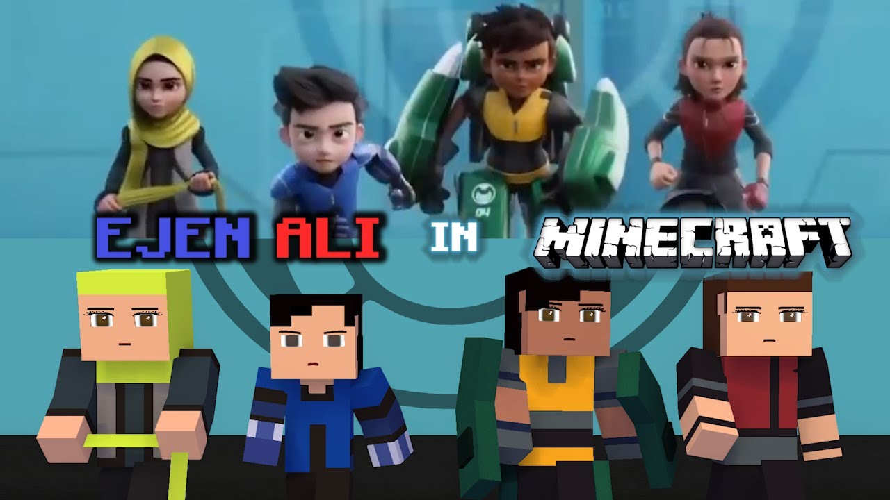 EJEN ALI MISI: HYBRID... tapi dalam MINECRAFT! (Animasi) 🔥 - YouTube