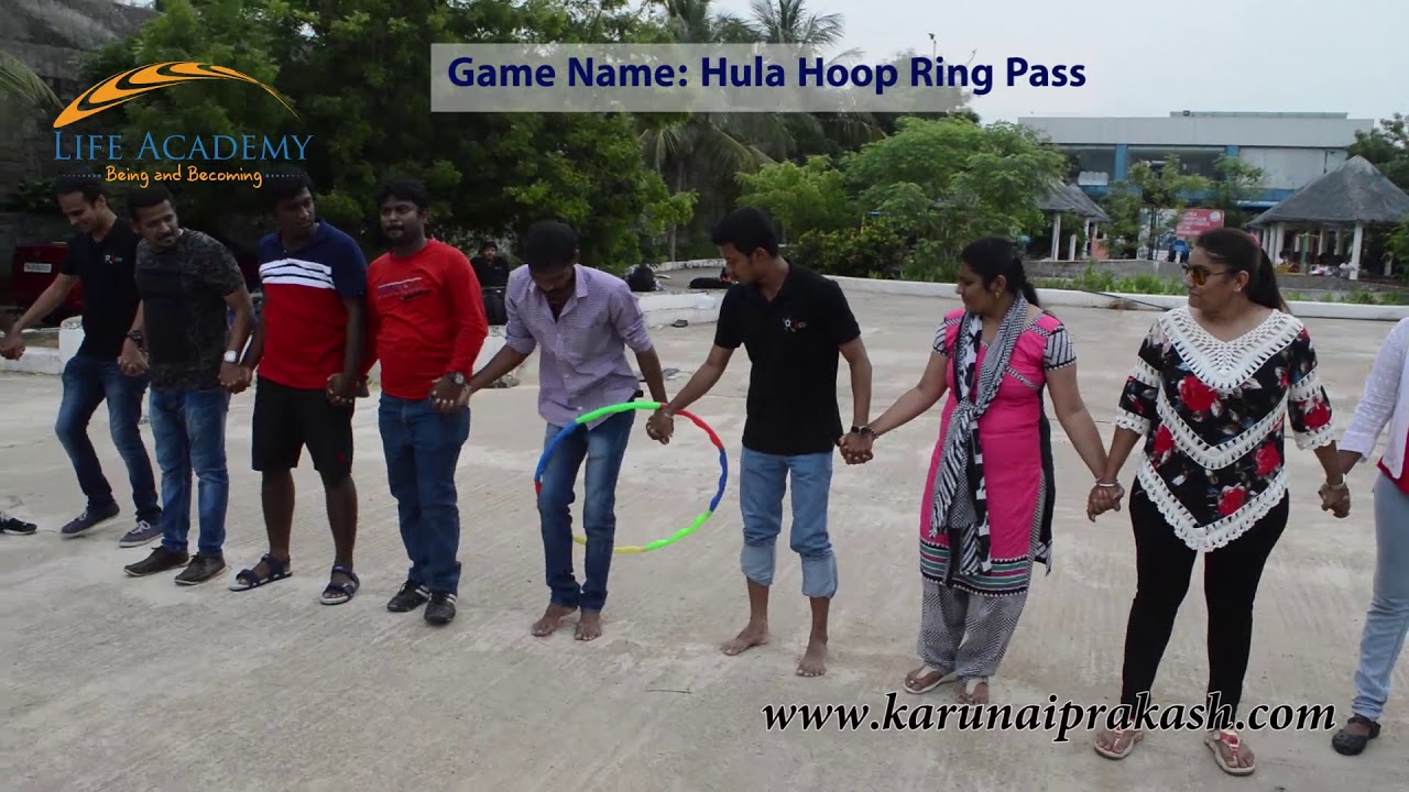 Hula Hoop Ring Pass - YouTube