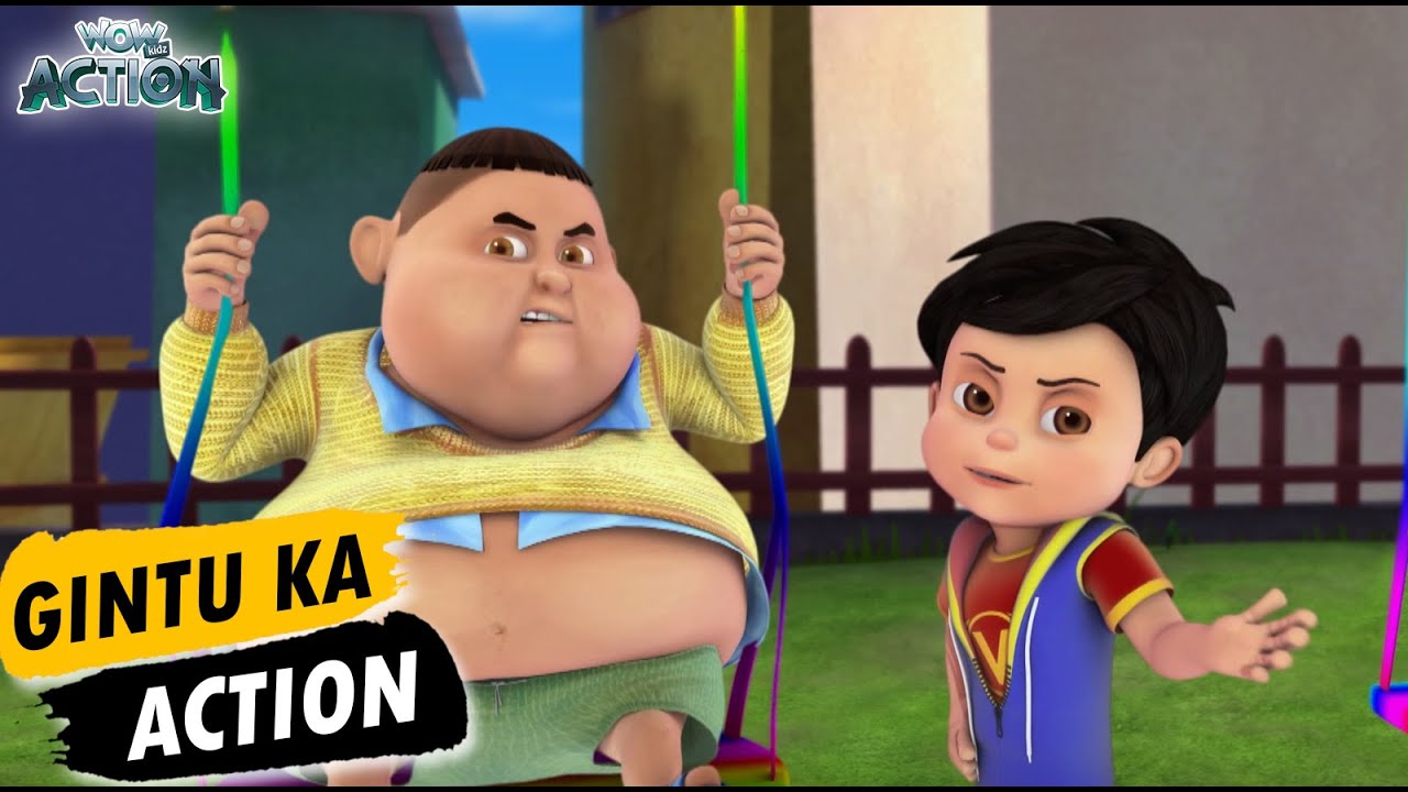Gintu को Gussa Aaya | Gintu Ka Action | 40 | Vir: The Robot Boy | Hindi ...