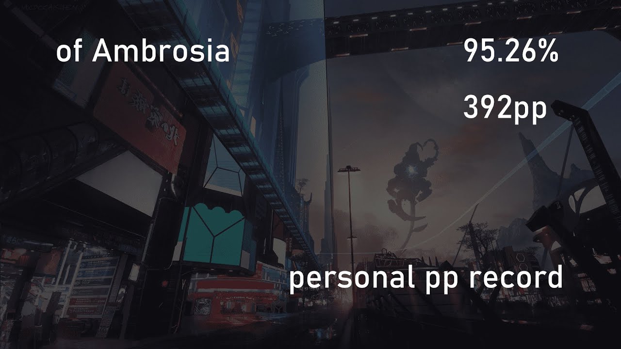 [personal pp record]of Ambrosia 95.26% 392pp - YouTube