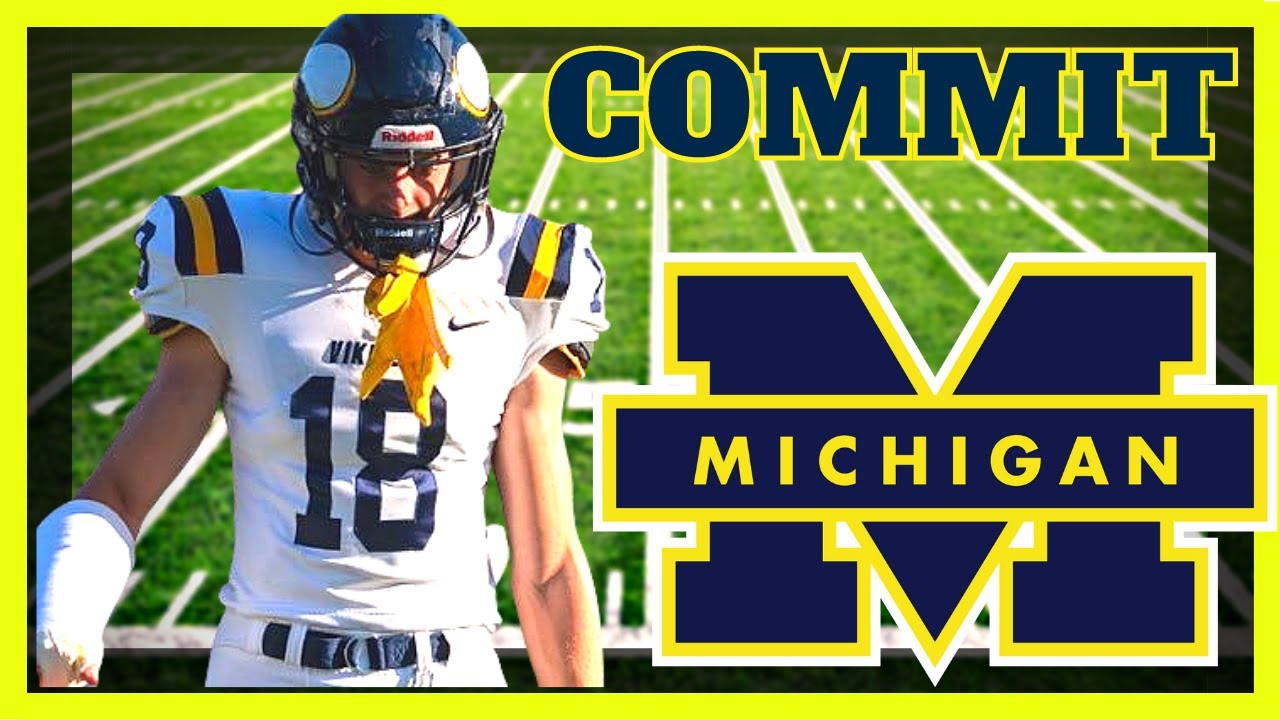 Cole Sullivan Commits to Michigan - YouTube