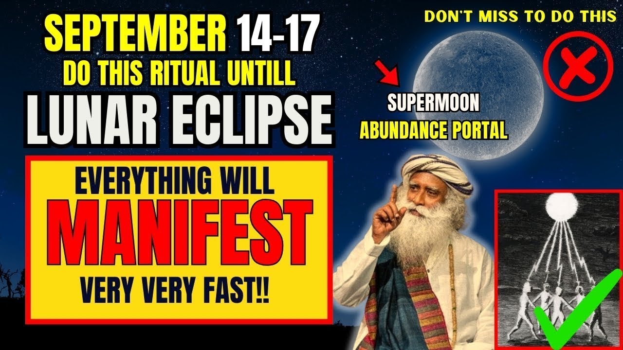 Lunar Eclipse September 2024 Manifestation Portal Is Open For Abundance ...