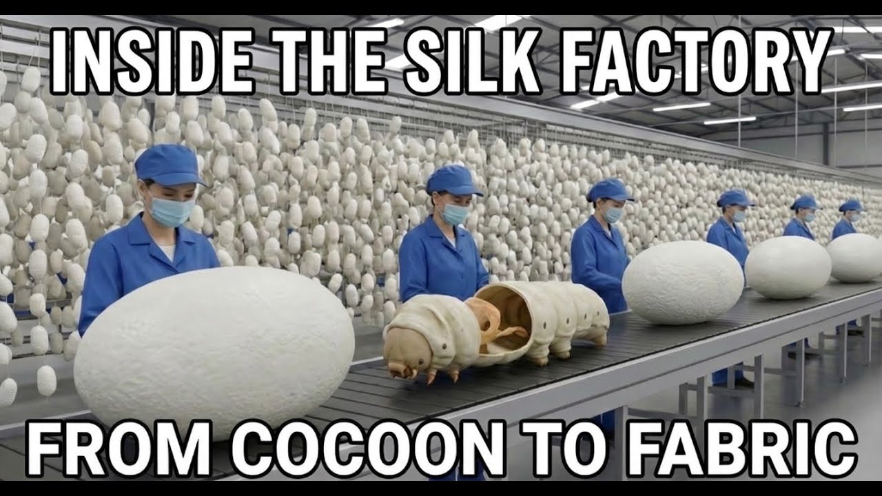 Inside the Silk-Production Factory: From Silkworm Cocoon to High-End ...