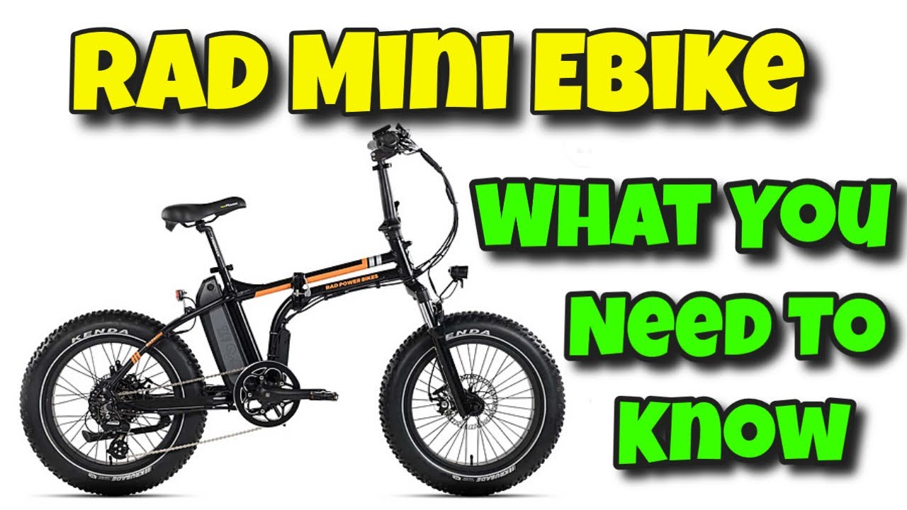 Rad Power Mini Ebike - What You Need To Know - YouTube