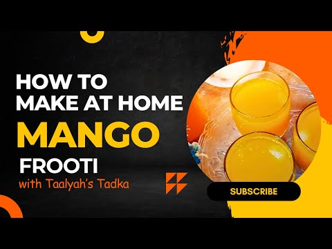 Mango tuti fruti | grmi mn bnyn fresh healthy tasty kuch thnda metha ...