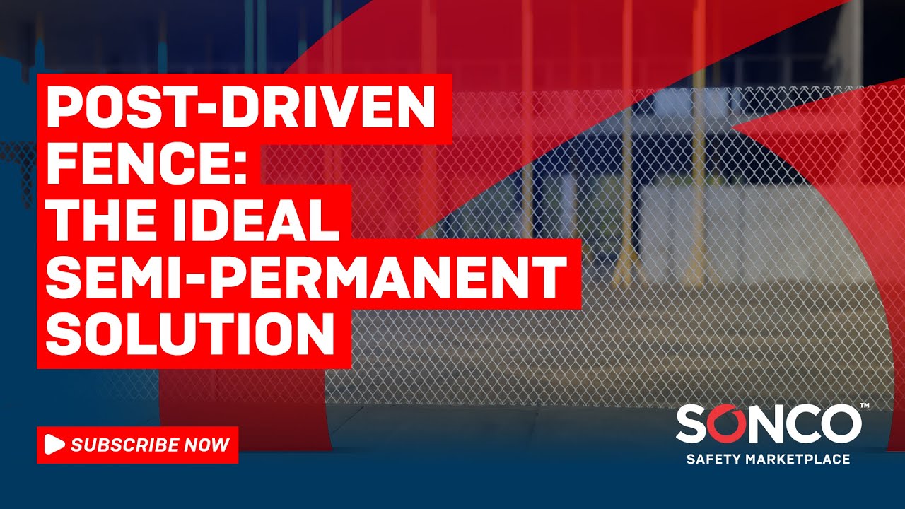 Post-driven Fence: The Ideal Semi-Permanent Solution | SONCO - YouTube