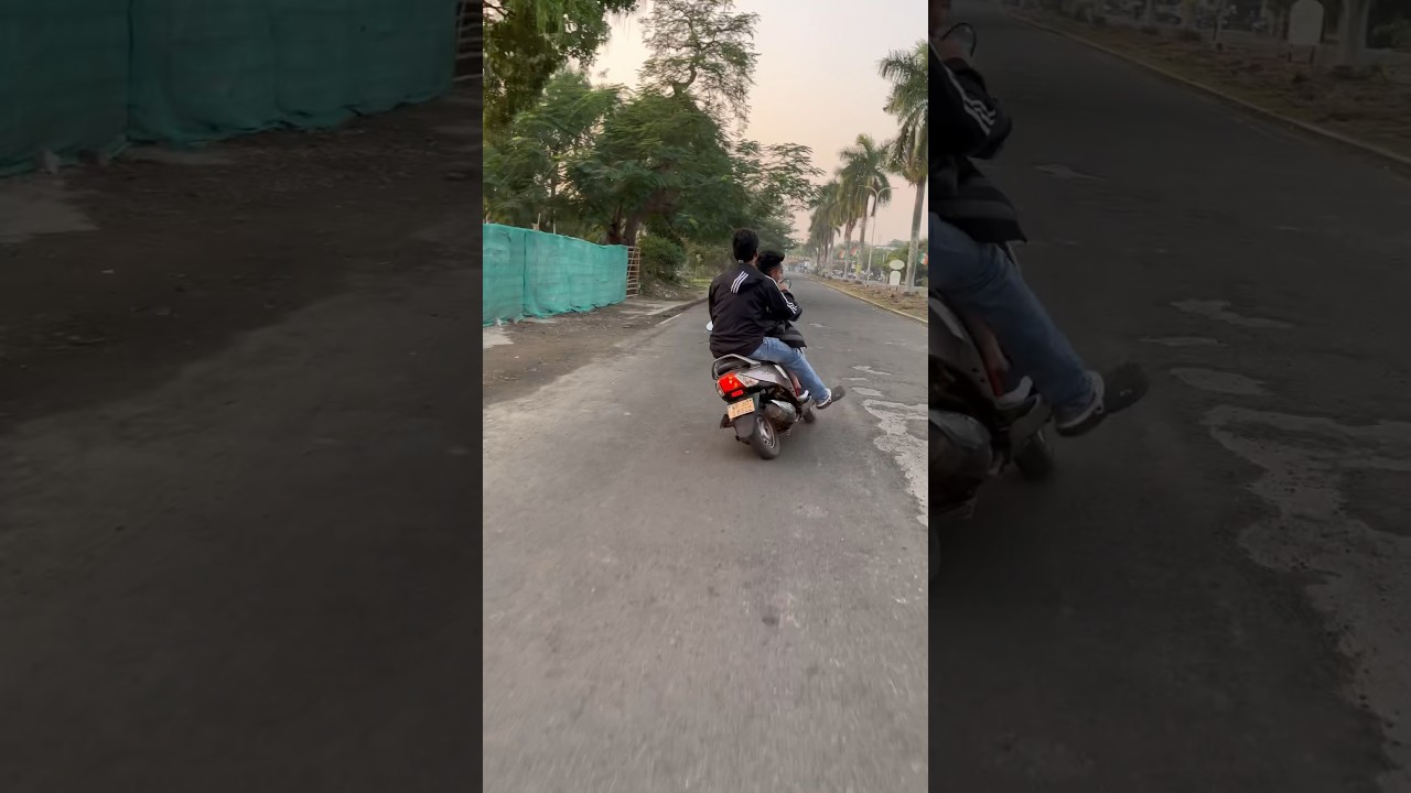 Funny Scooty ride🤣 - YouTube