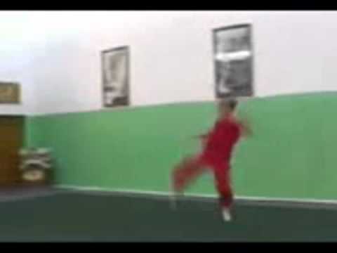 Gunshu Elementary Wushu Routine - YouTube