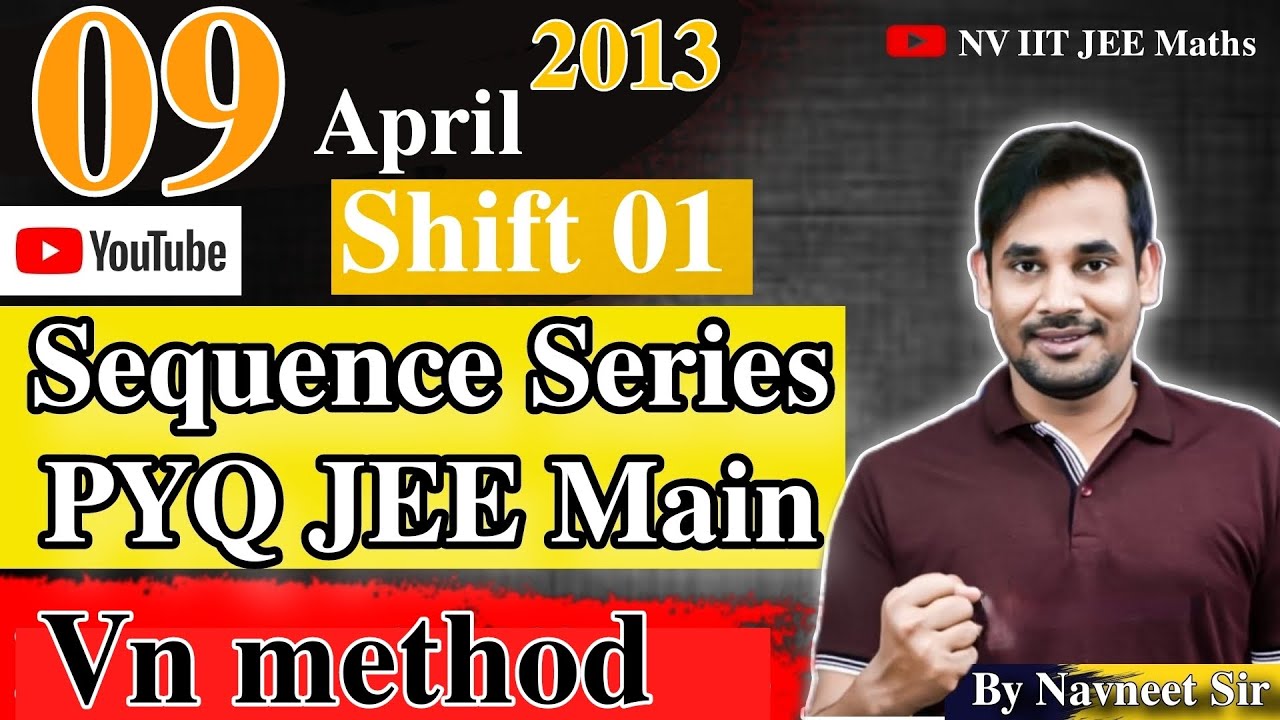 Sequence Series PYQ JEE Main || Vn Method || Series Sum Maha Shortcut#jeemain2025 - YouTube