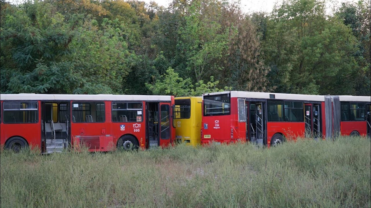 Rashodovani legendarni autobusi beograda posle 10 meseci - YouTube