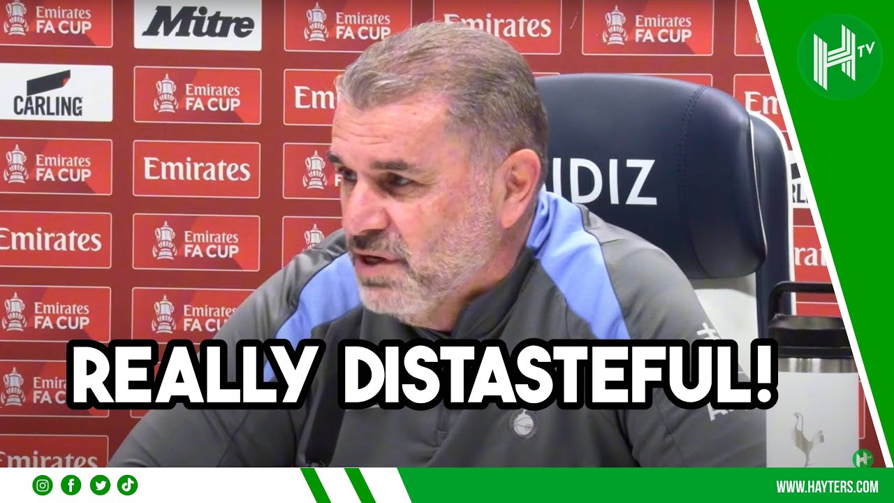 DISTASTEFUL! Postecoglou ANGRY at reaction to Bentancur incident - YouTube