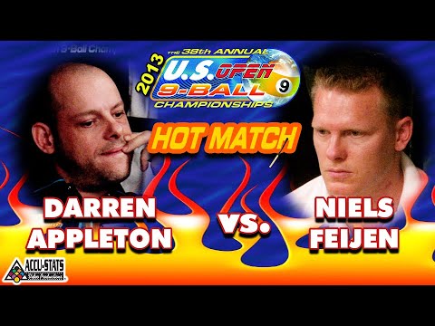 9-Ball - DARREN APPLETON vs NIELS FEIJEN - 2013 US Open 9-Ball Championship - YouTube