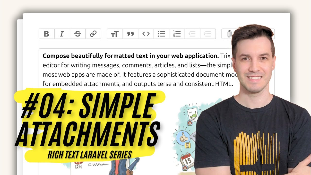 Rich Text Laravel: #04 - Simple Attachments - YouTube