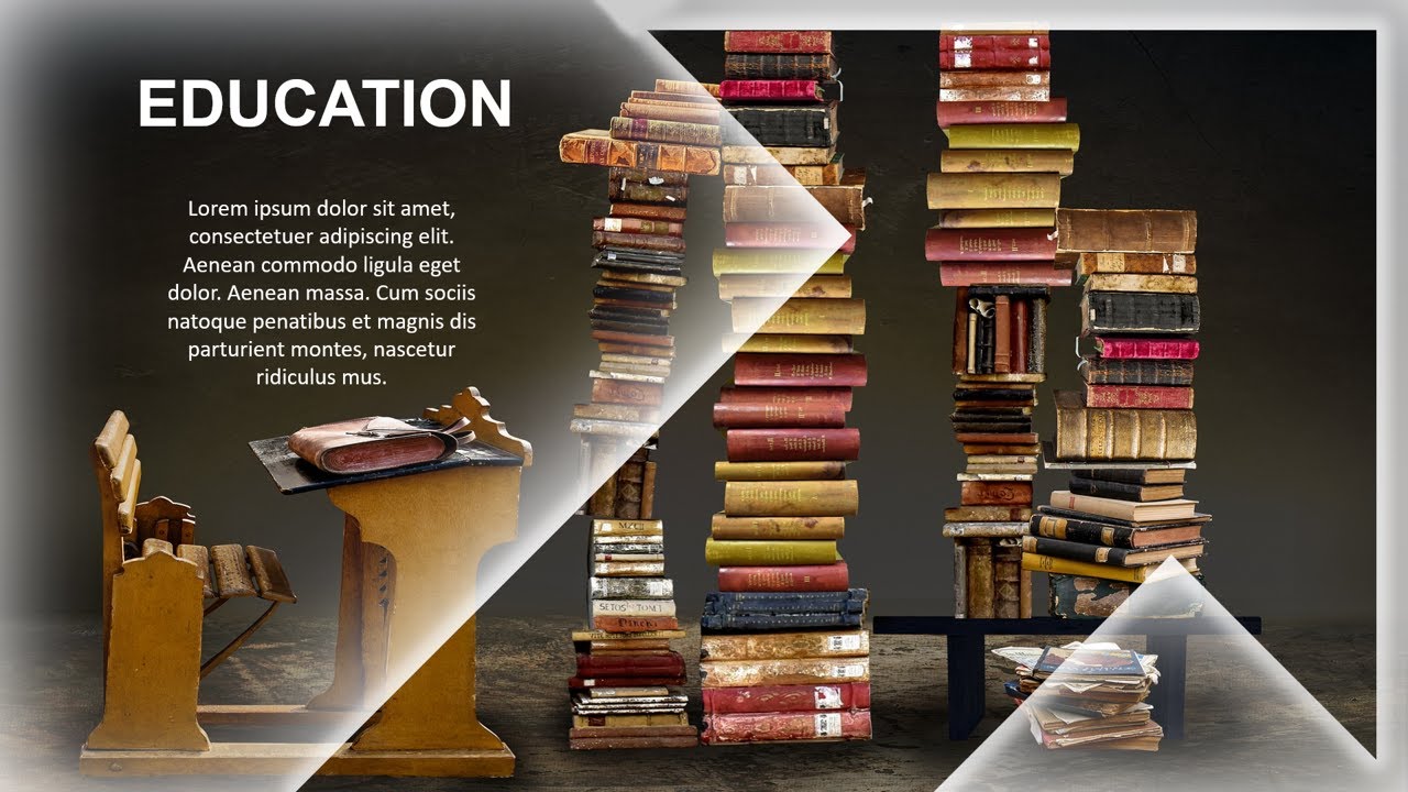 PowerPoint Education title slide design 2021 | Attractive title slide ...