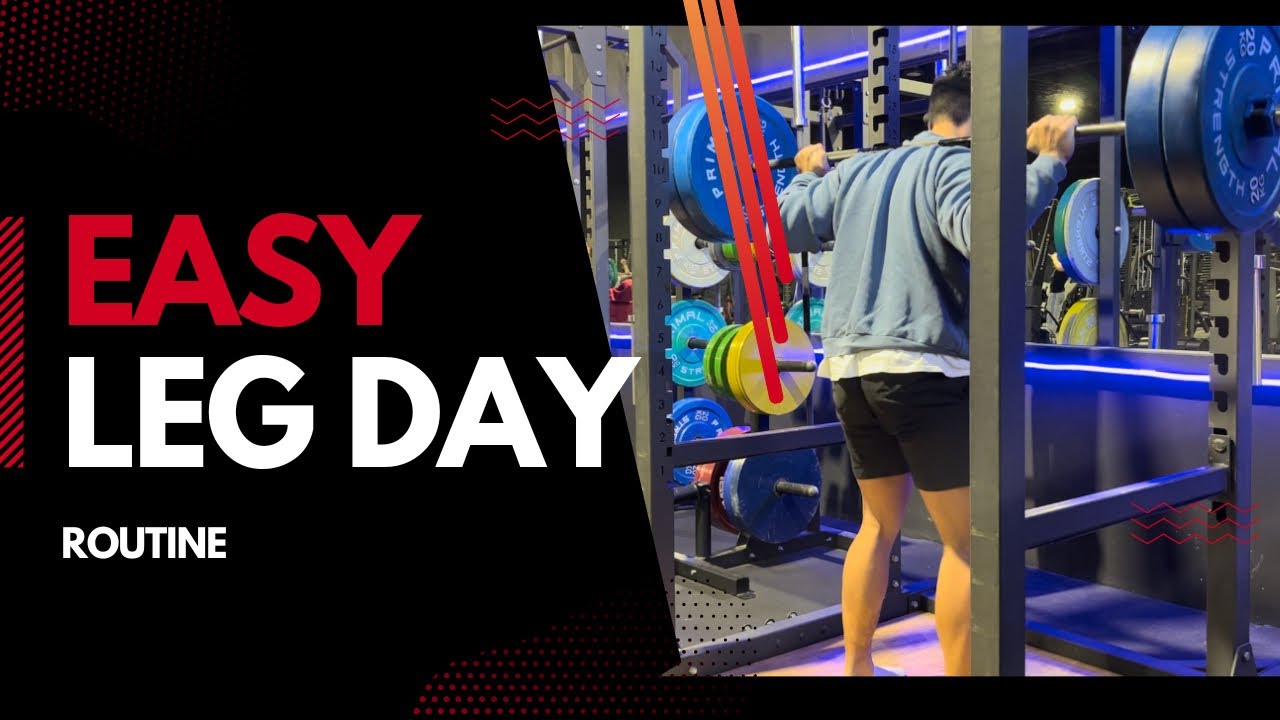 Simple Leg Day routine - YouTube