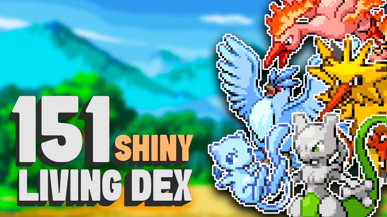 Gen 1 Shiny Living Dex *LIVE* | Getting Every Kanto Pokemon Shiny - YouTube