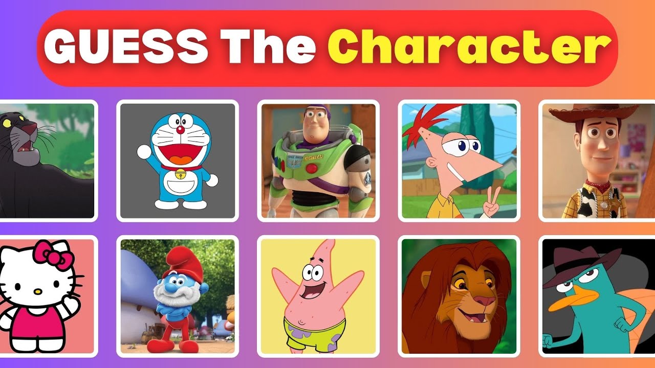 Guess the Character Challenge | Guess 40 Characters - YouTube