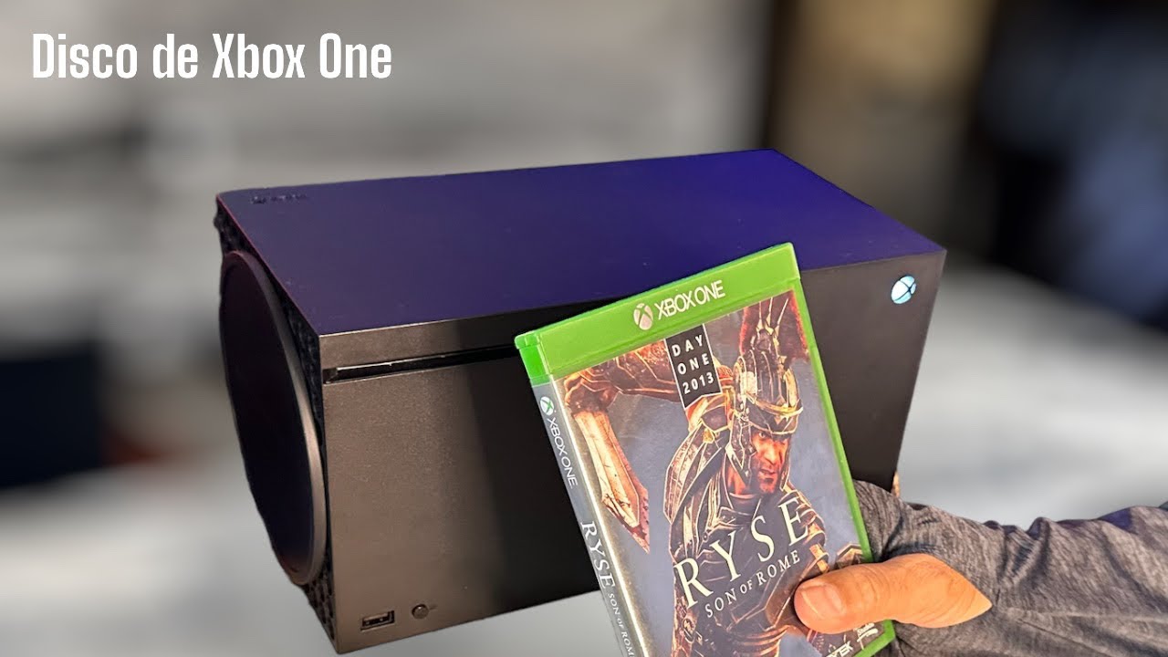 Cómo introducir un disco de Xbox One a un Xbox Series X? - YouTube