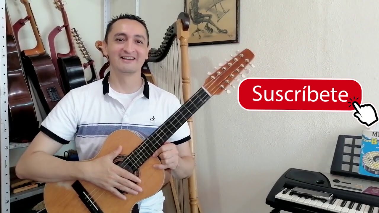 LOS ACORDES MAS UTILIZADOS EN EL TIPLE COLOMBIANO - YouTube