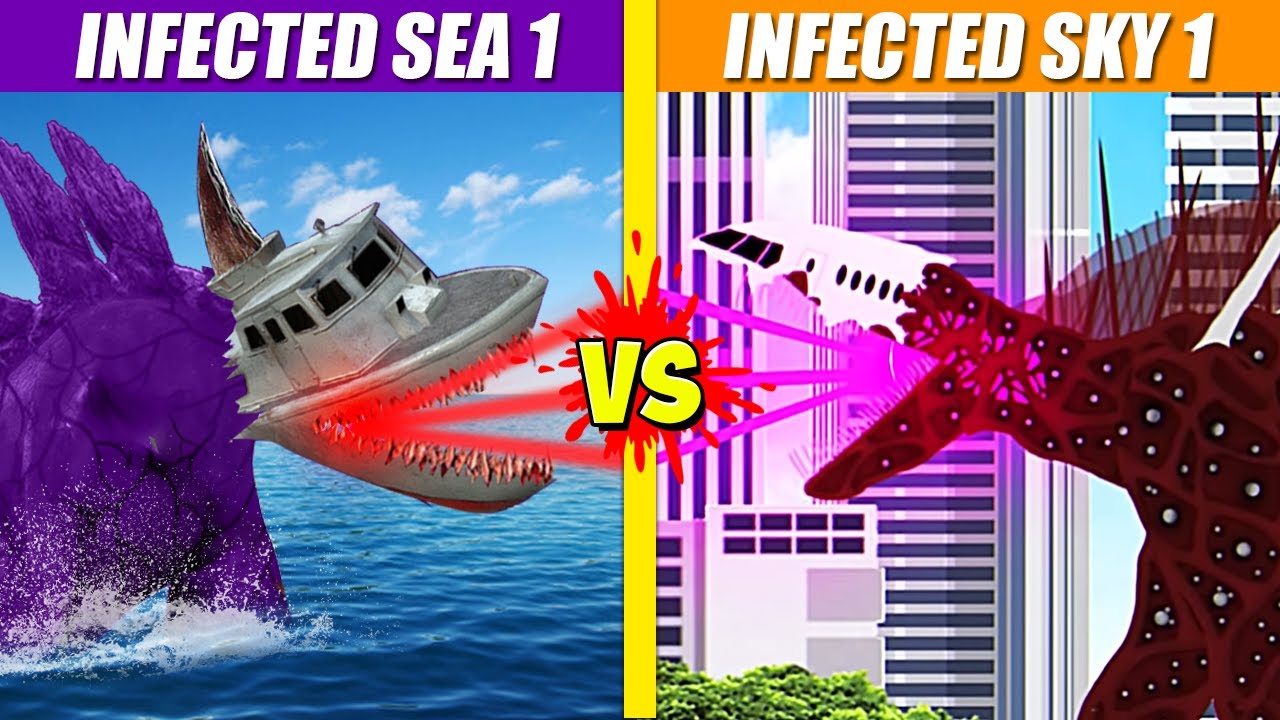 Infected Sea 1 (SH-13) vs Infected Sky 1 | SPORE - YouTube