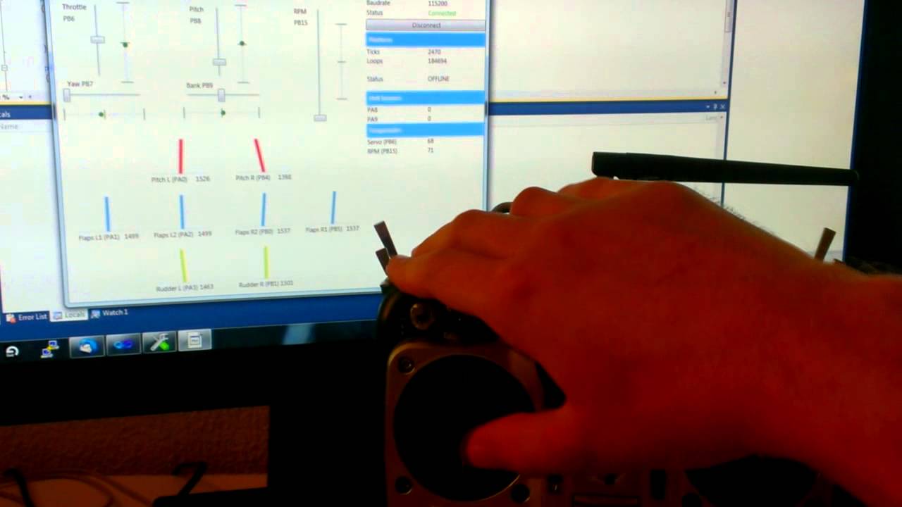Custom telemetry with Futaba RC - YouTube