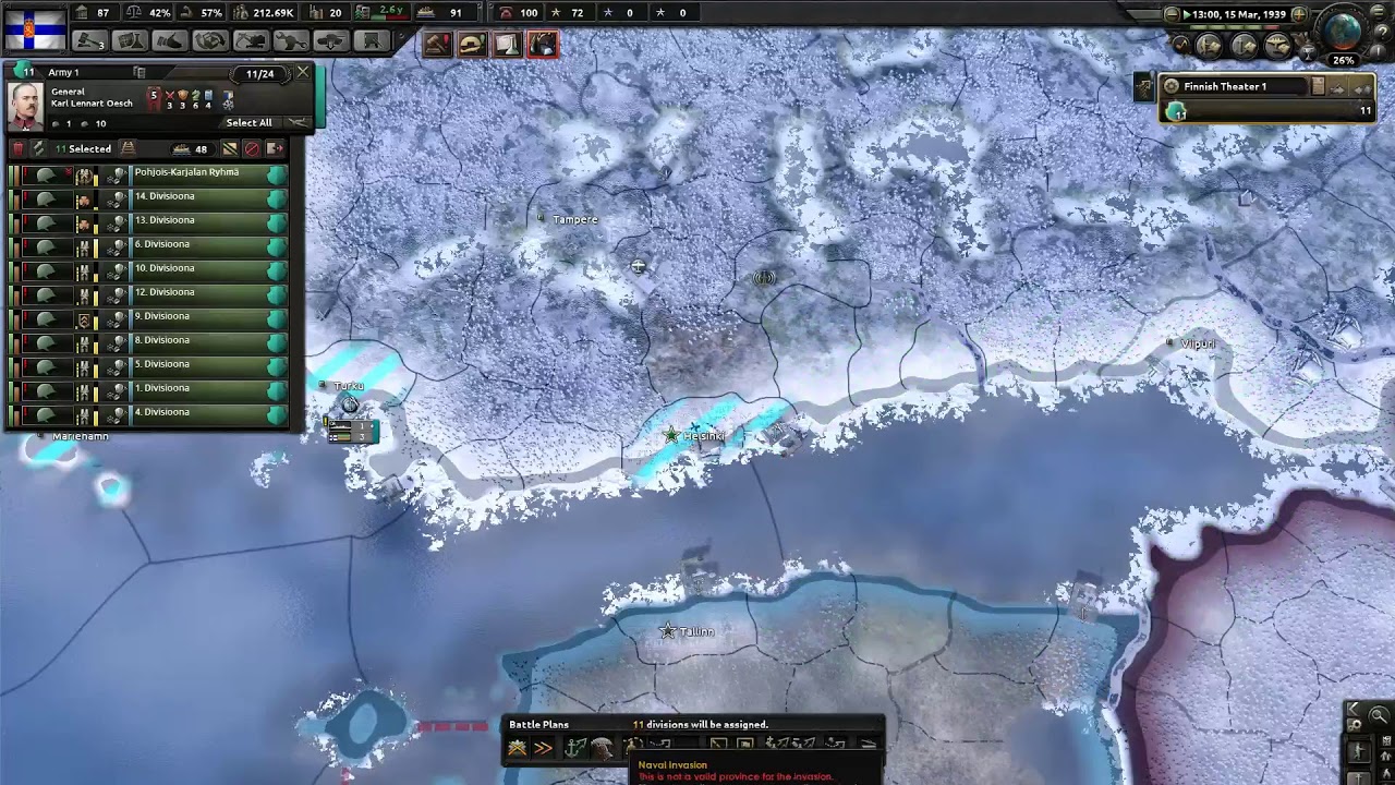 Winter War Hoi4, Finland VS Ussr, Who Will win - YouTube