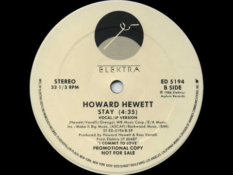 Howard Hewett - Stay(1986) - YouTube