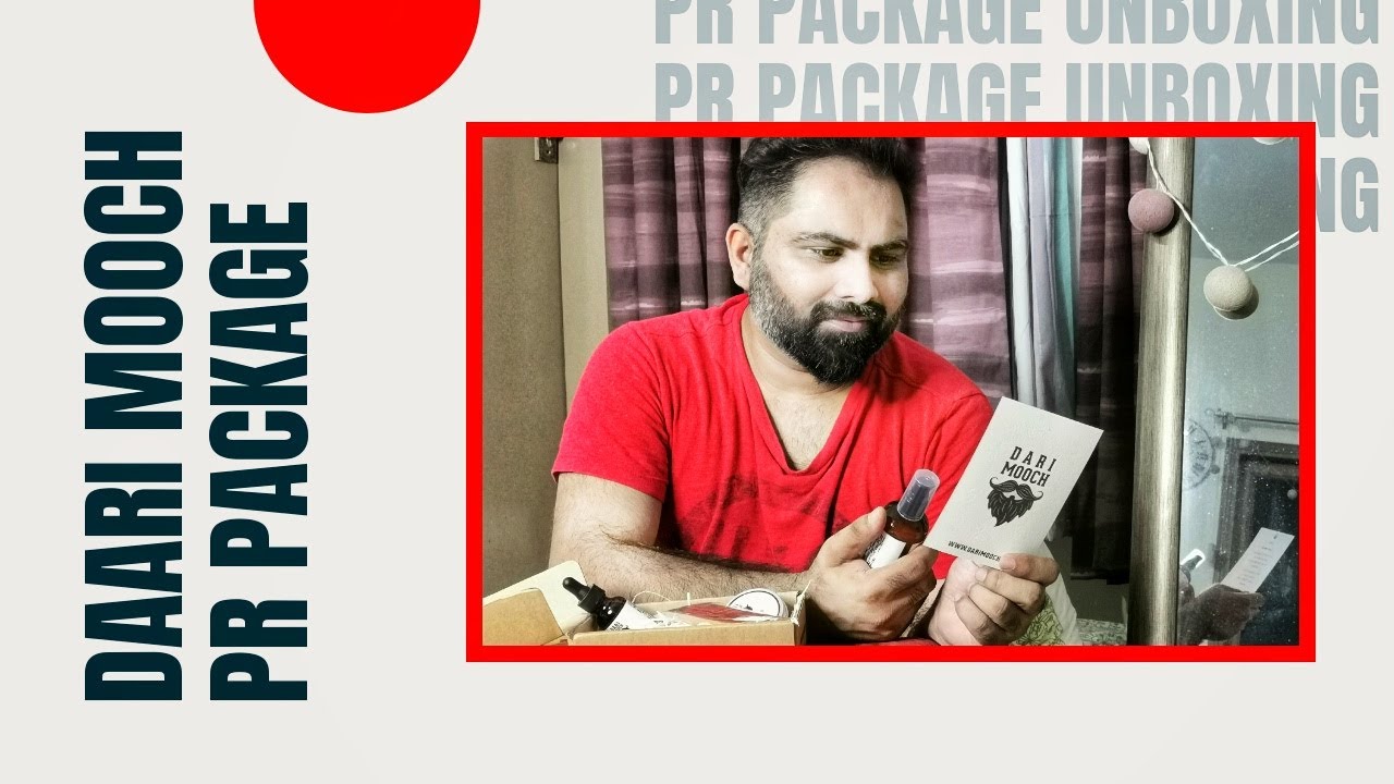 Dari Mooch | PR Package Unboxing | Beard Products - YouTube