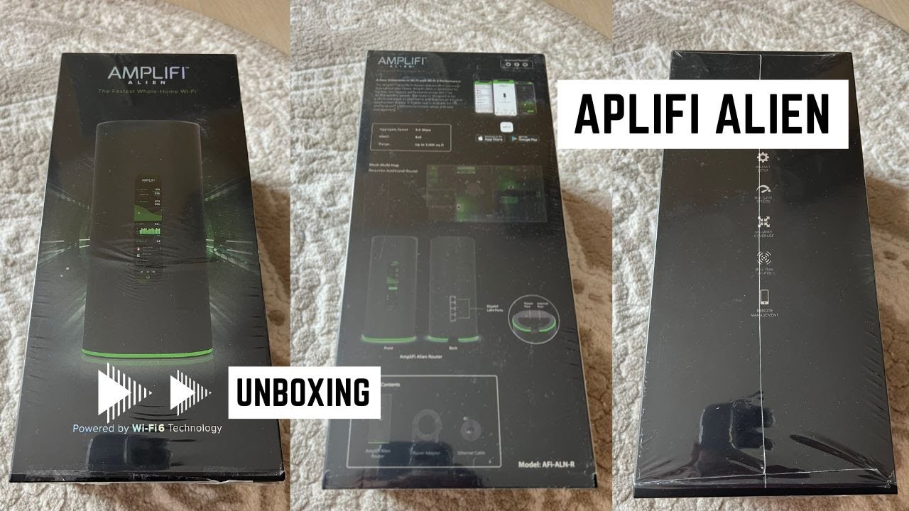 Unboxing: Router WiFi 6 - AmpliFi Alien - YouTube