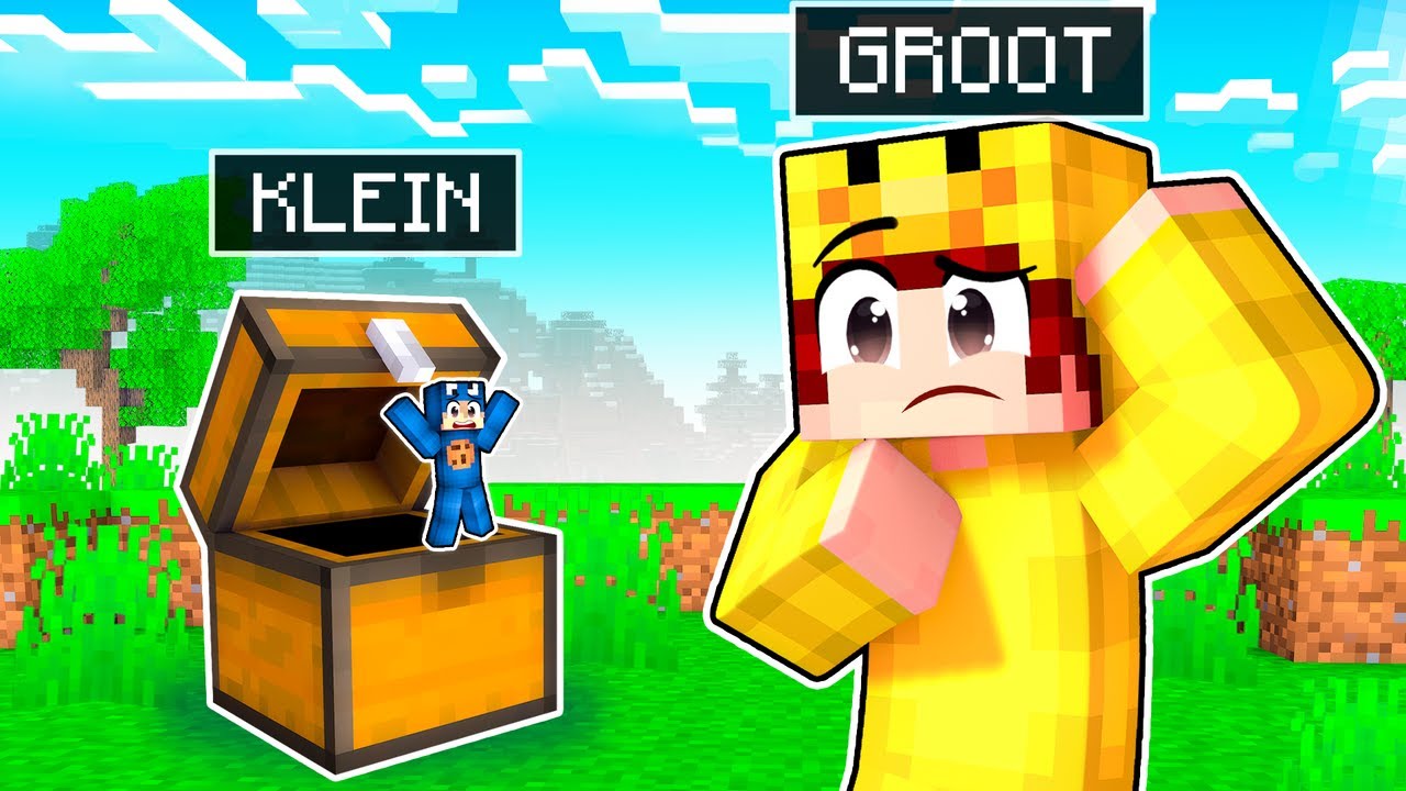 KLEIN vs GROOT Minecraft VERSTOPPERTJE! - YouTube