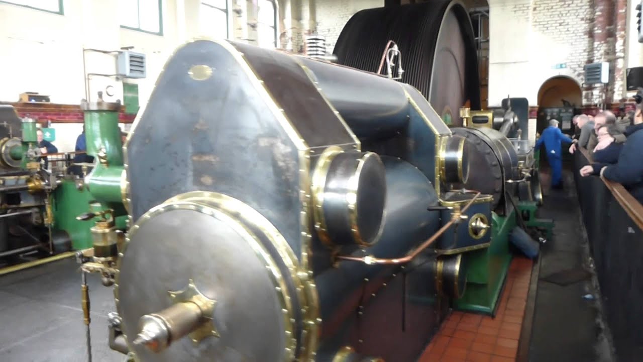 Ellenroad Ring Mill Engine - Ellenroad Mill Steam Museum - February 2014 - YouTube
