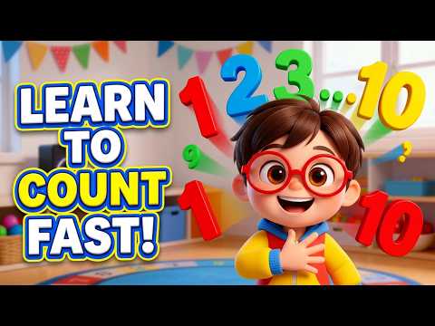 Counting Song for Kids 🎵 1 to 10 with Fizzy Fuzz | Learn Numbers Fast