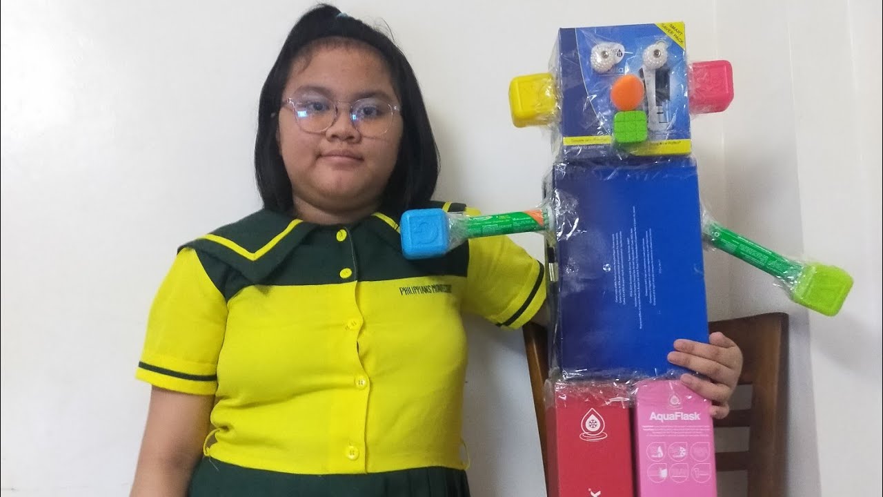 DIY SOLID FIGURE ROBOT | PERFORMANCE TASK IN MATH - YouTube