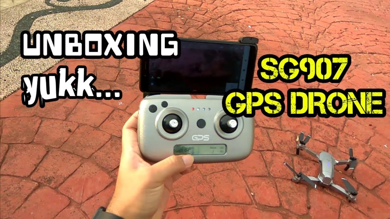 Drone SG907 Unboxing - YouTube