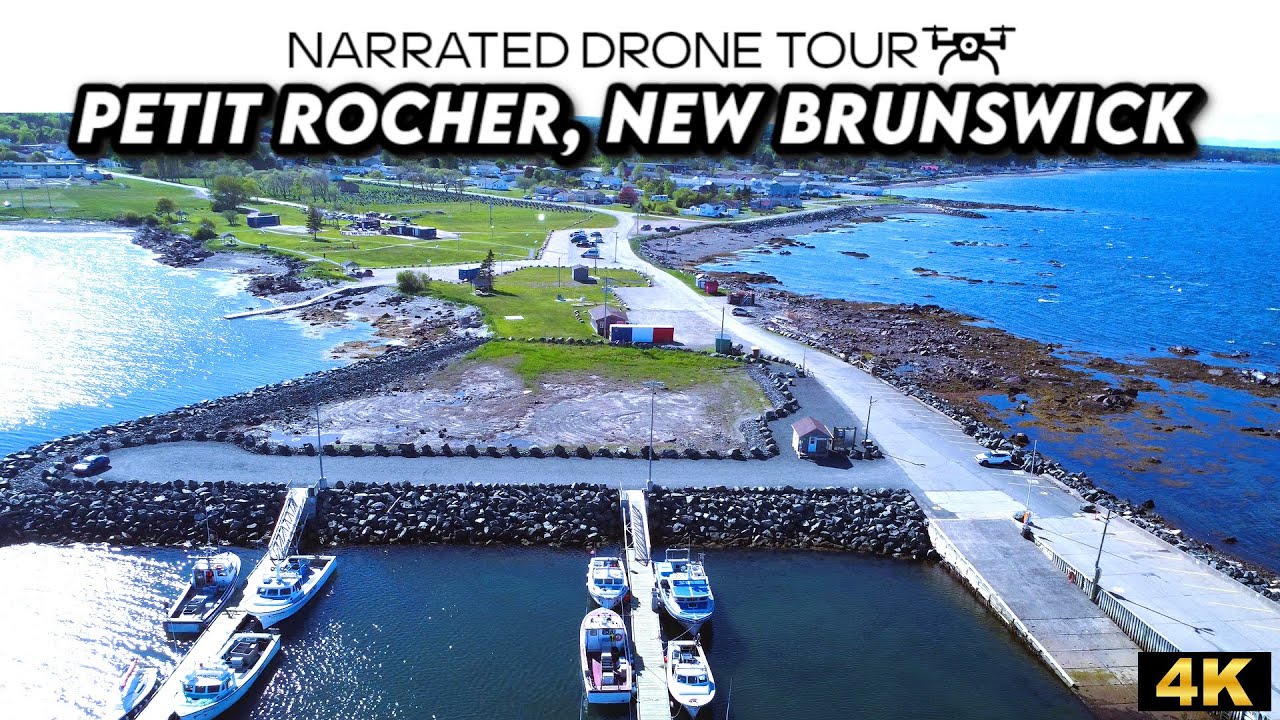🏞️ Stunning 4K Drone Footage Over Petit Rocher, New Brunswick ...