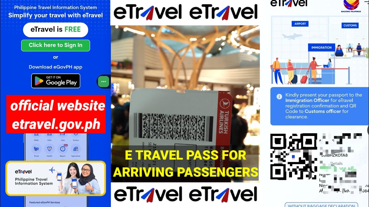 E TRAVEL PASS ARRIVAL REGISTRATION | etravel.gov.ph Tutorial - YouTube
