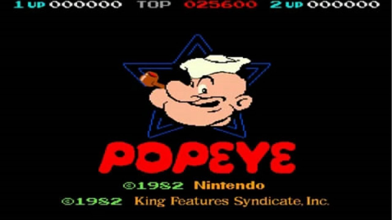 Popeye (1982) - First 3 Minutes of Retro Fun: Games Were Tough Back ...
