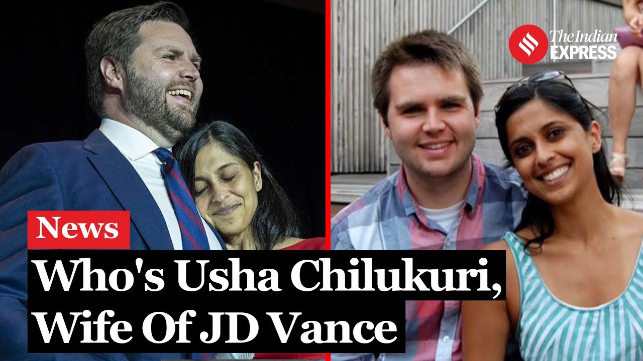 Meet Usha Chilukuri, the Indian connection of JD Vance who could be US ...